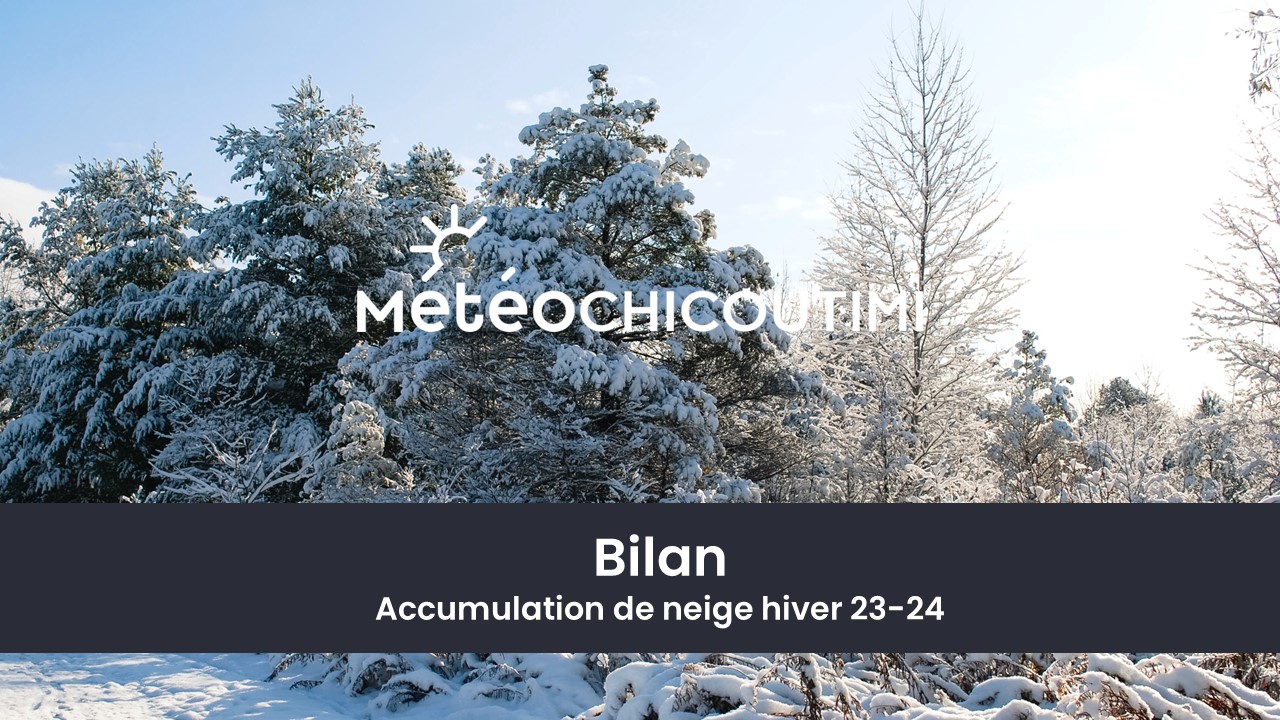 Bilan hiver 2024-2025 - Météo Chicoutimi