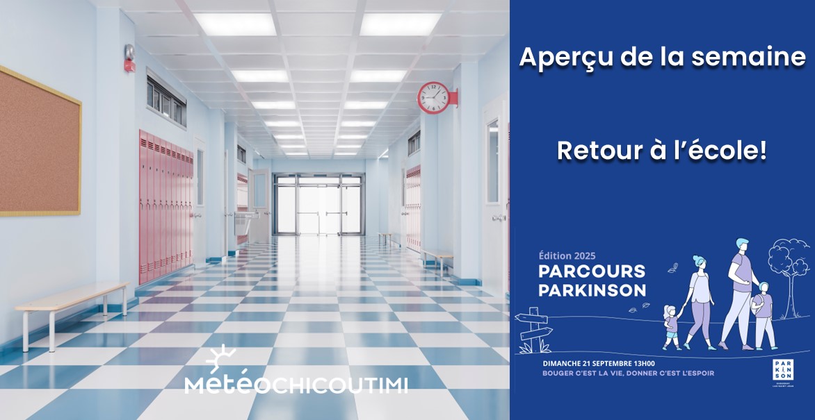 Aperçu de la semaine du 25 août 2025 - MétéoChicoutimi
